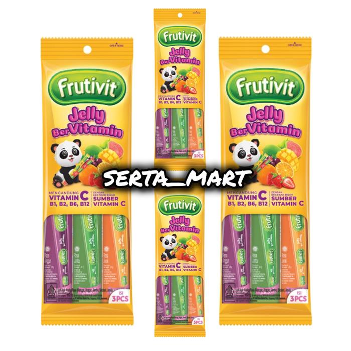 Jual Frutivit Jelly Vitamin 3x20gr - Frutivit Jelly Stik Bervitamin ...