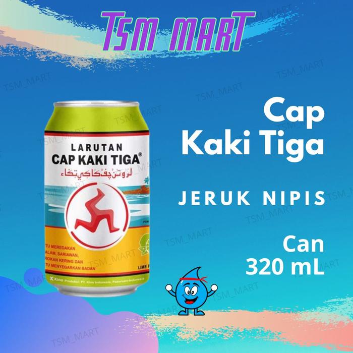 Jual Minuman Cap Kaki Tiga Jeruk Nipis Can 320 mL Minuman Enak dan Sehat - Kota Medan - TSM_MART ...