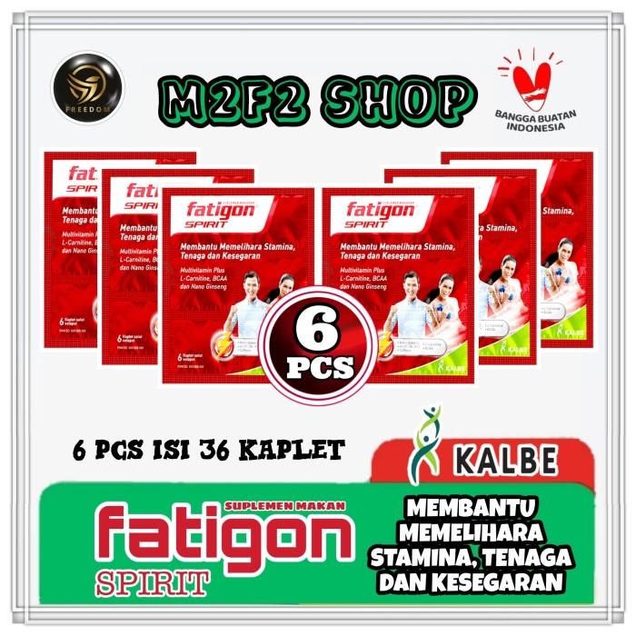 Jual Fatigon Spirit Multivitamin Plus Suplement Kesehatan | Strip - 6 ...