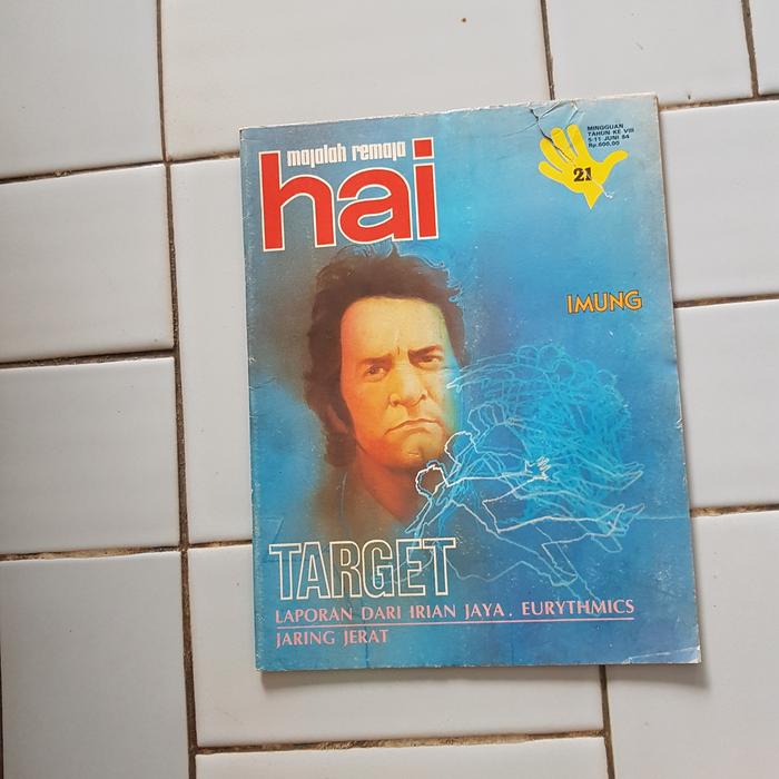 Jual Majalah Remaja Hai No 21 tahun 1984 Cover sobek di bagian atas ...