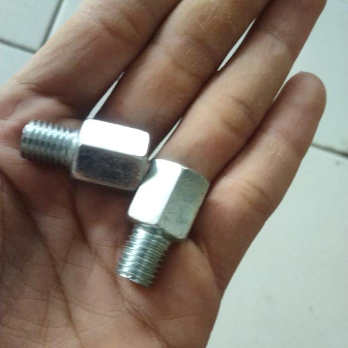 Jual baut sambungan spion M10 X M10 drat baut 14. drat luar kiri. drat dalam kanan - Kab ...