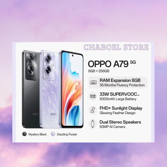 Jual Oppo A79 5G 8/256 FHD+ Sunlight Display - Jakarta Selatan - C H A B O E L | Tokopedia
