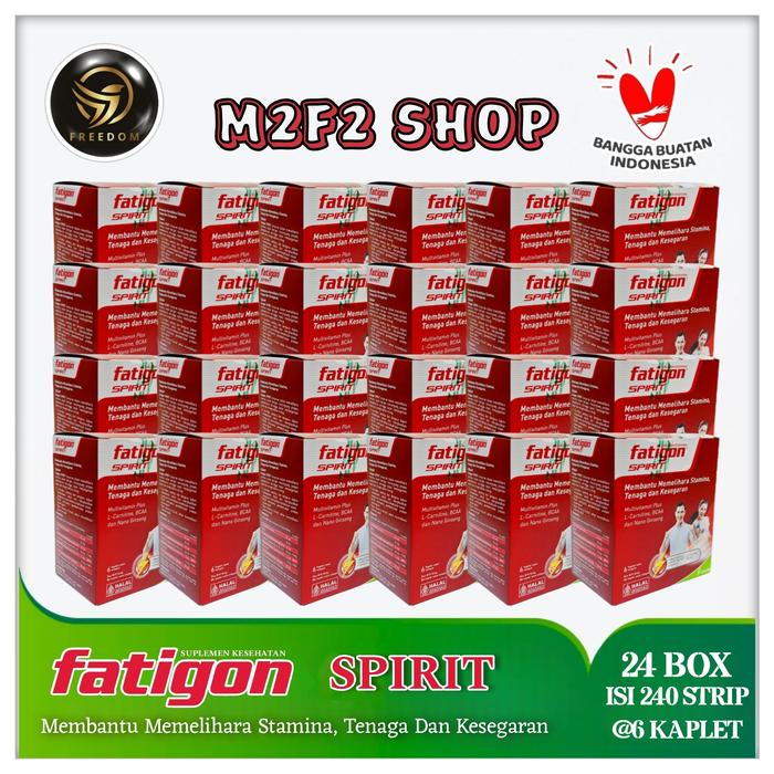 Jual Fatigon Spirit Multivitamin Plus Suplement Kesehatan | Strip - 6 ...