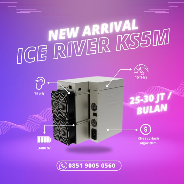 Jual IceRiver KS5M - KS5M KASPA (KAS) 15 TH/s - Miner - Kab. Biak Numfor - Smart Studio 212 ...