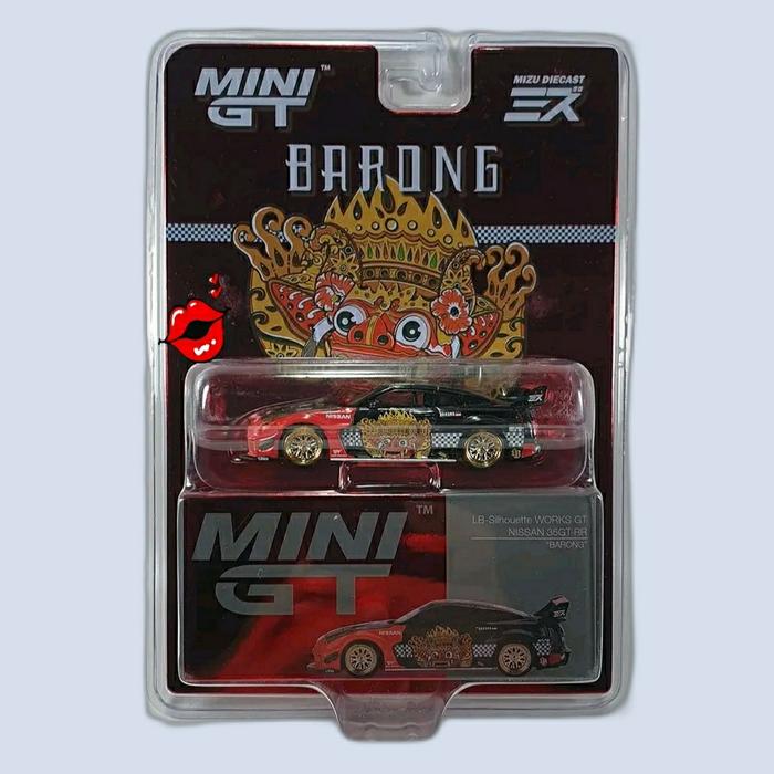 Jual Mini GT Nissan GTR R35 BARONG Mizu Diecast LB Silhouette WORKS GT ...