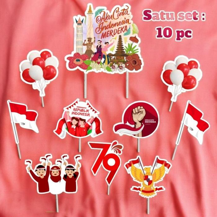Jual Topper Merah Putih Kemerdekaan Dirgahayu Indonesia - Jakarta ...