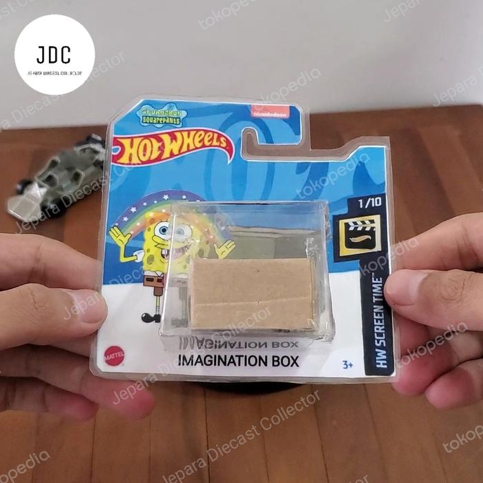 Jual Hot Wheels Custom SpongeBob Imagination Box Screen Time Short Card - Kab. Jepara - Jepara ...