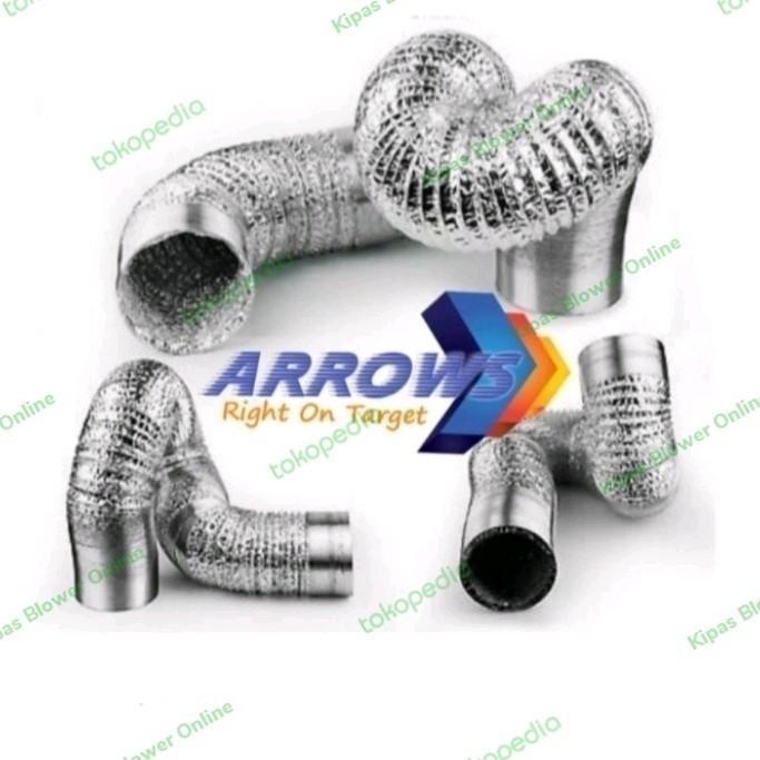 Jual Flexible alumunium duct 2 inch 5 meter selang flexible 2 inch ...
