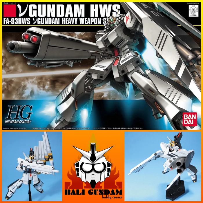Jual HG 1/144 RX-93HWS NU GUNDAM V GUNDAM HWS HEAVY WEAPON SYSTEM TYPE ...