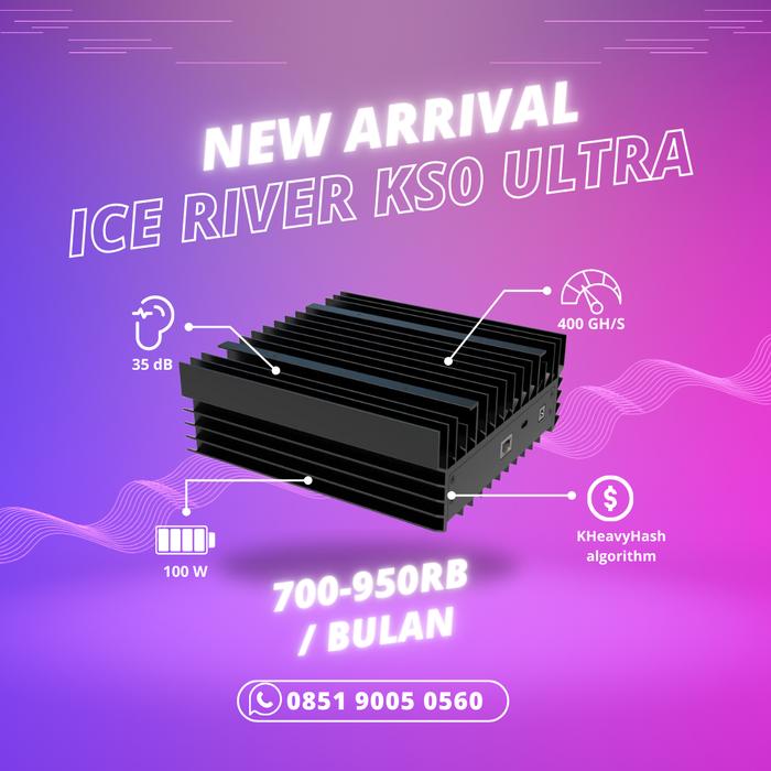 Jual IceRiver KS0 ULTRA - KS0 ULTRA KASPA (KAS) 400 GH/s - Miner - Kab. Biak Numfor - Smart ...