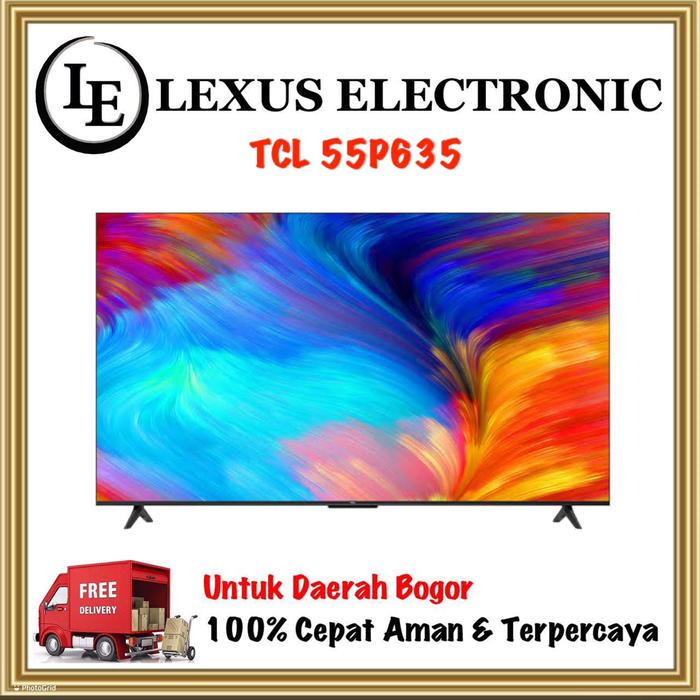 Promo TCL LED ANDROID TV 55 INCH | 55P635 | P635 | GOOGLE TV | UHD 4K ...