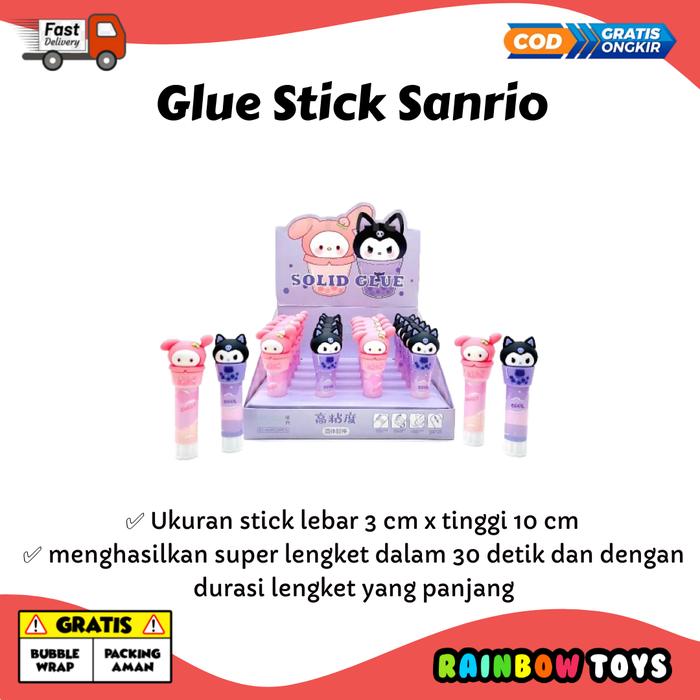 Jual Lem Kertas Anak Glue Stick Karakter Sanrio Kuromi Melody - Kota ...