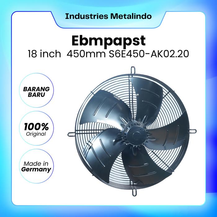 Promo Axial Fan EBM 18" (18 Inch) - S6E450-AK02.20 Ori Made In German ...