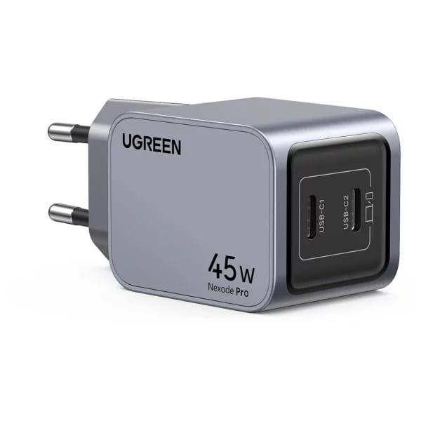 Jual Ugreen Nexode Pro 45W 2-Port Dual USB-C GaN Fast Charger 35008 ...