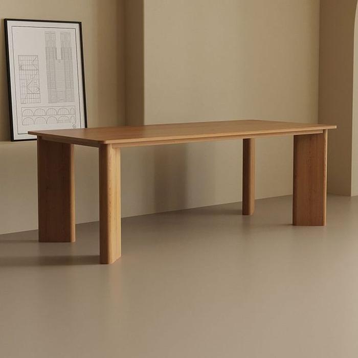 Jual MEJA MAKAN KAYU JATI SOLID - DINING TABLE SOLID WOOD - MEJA MAKAN ...