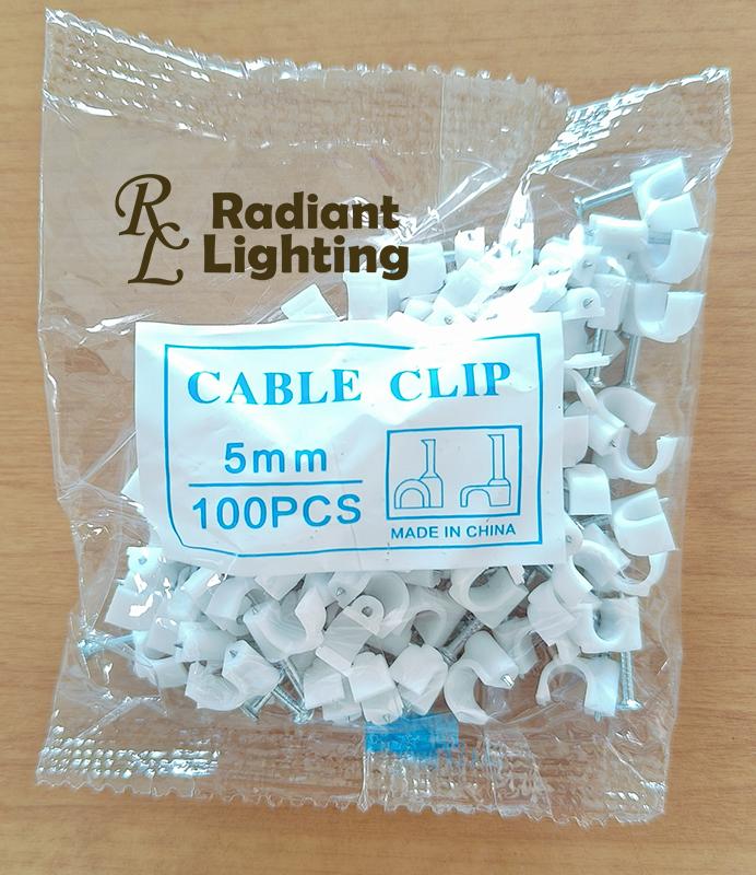 Jual Klem Kabel Listrik Plastik Paku Beton Asli no 5 6 7 8 9 10 12 MM ...