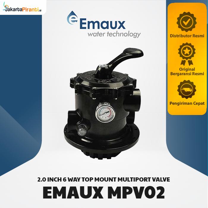 Promo Kepala Sand Filter 6-Way Top Mount Multiport Valve 2" Inch Emaux ...