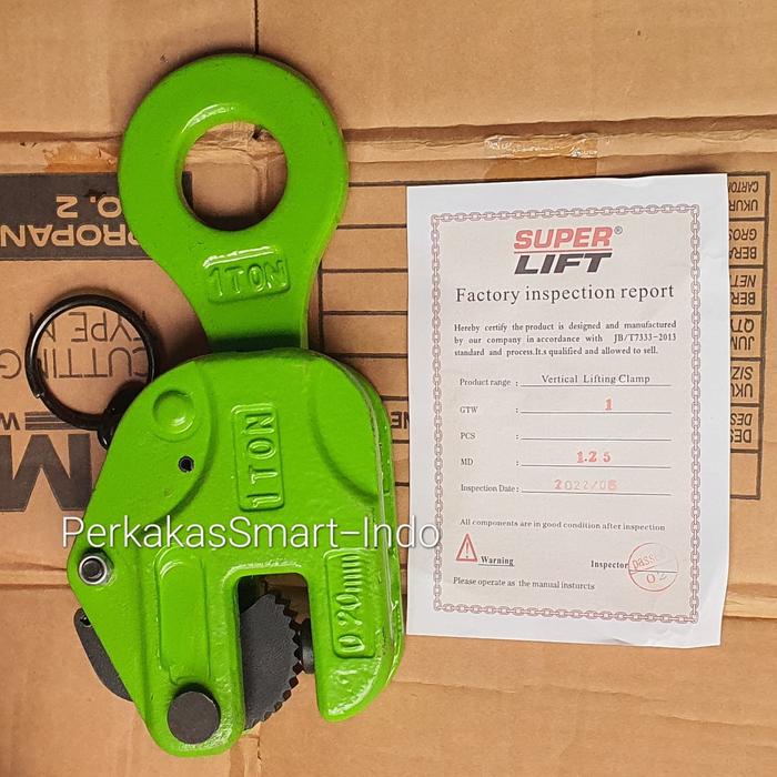 Jual SUPERLIFT vertical lifting clamp 1 ton/alat angkat vertikal lifter ...