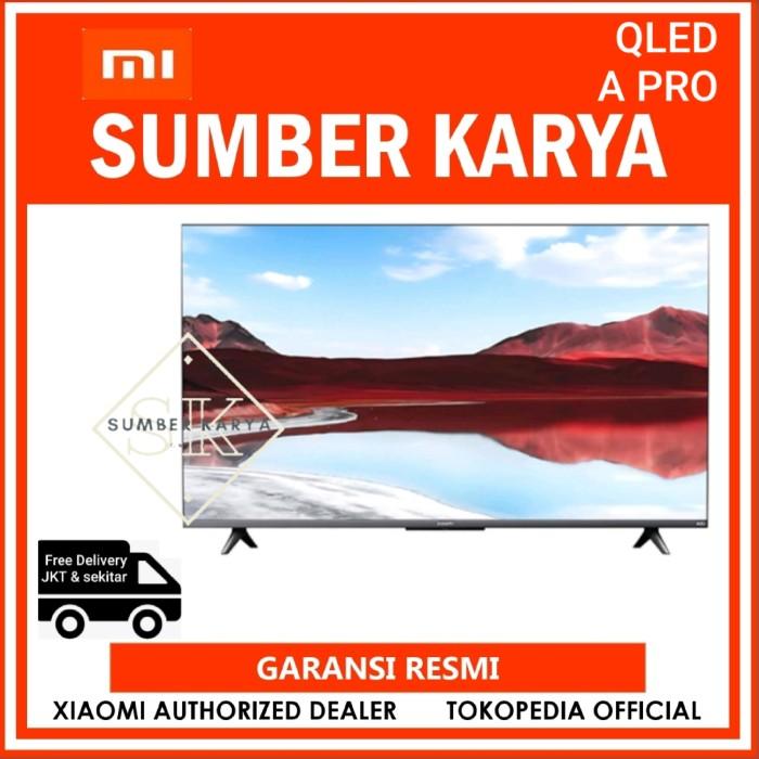 Promo Xiaomi QLED Mi 55 inch A Pro SMART Google TV 4K UHD Digital Dolby ...