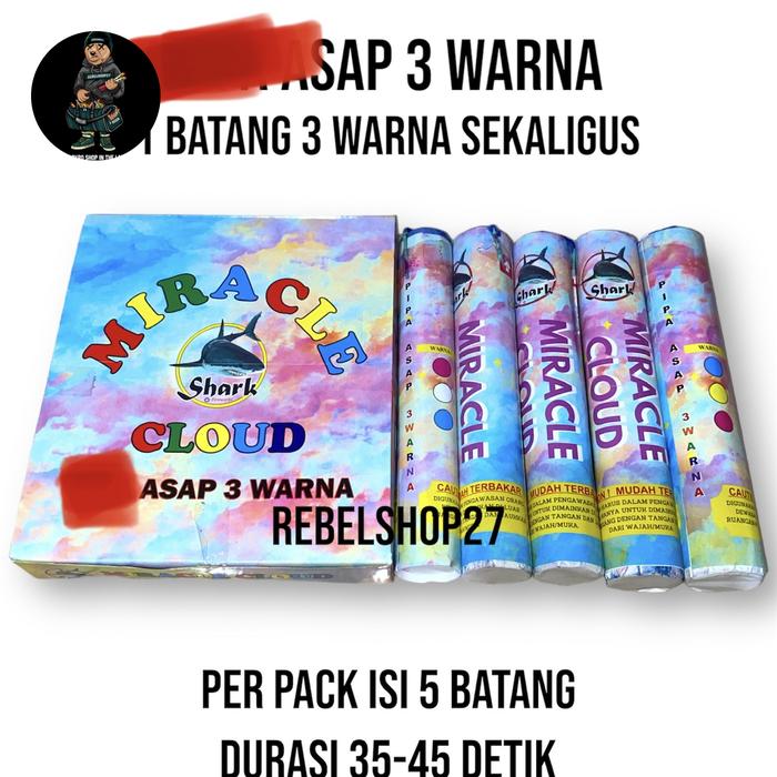 Jual KEMBANG API SMOKE BOMB / ASAP WARNA / PIPA ASAP 3 WARNA SEKALIGUS ...