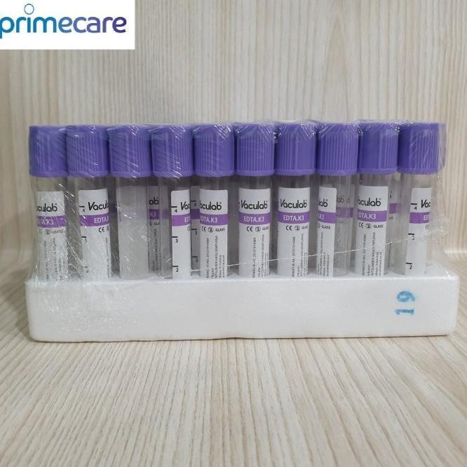 Jual BEST SELLER TABUNG DARAH VACULAB EDTA 3ML K3 ONEMED TABUNG EDTA ...