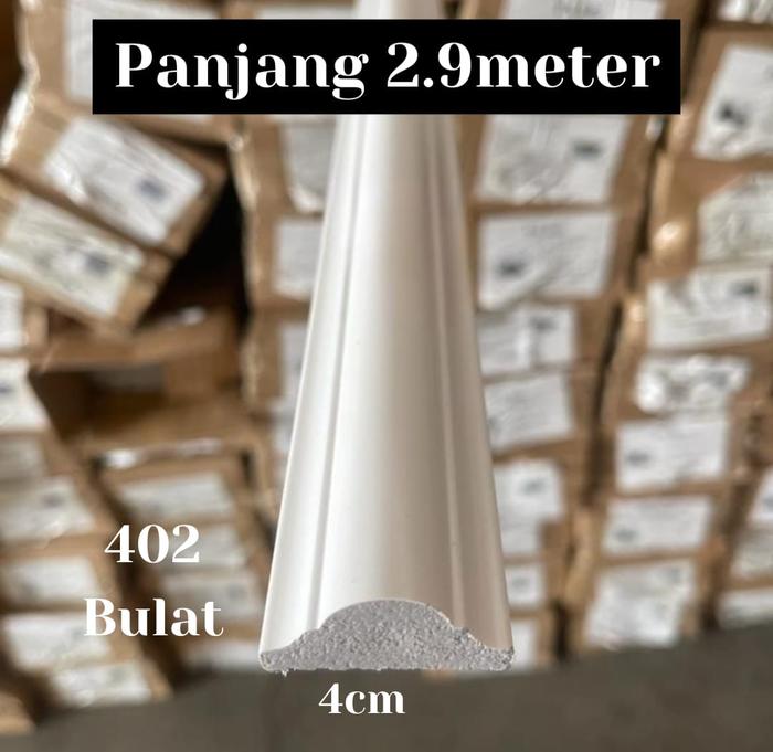 Jual Moulding Pvc / List Moulding Panjang 2,9meter - 402 Bulat ...