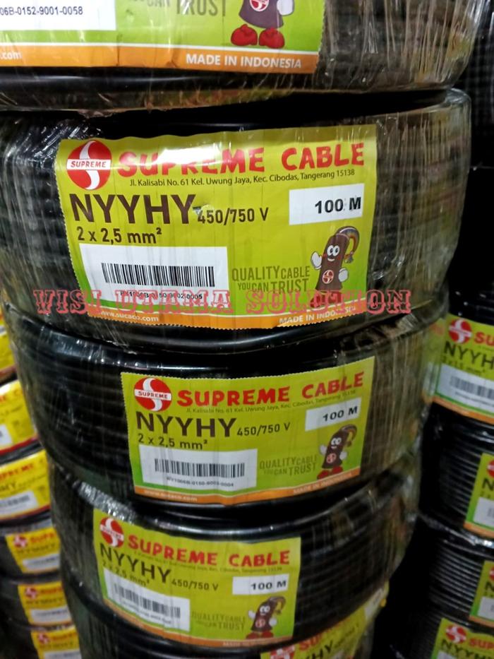 Jual KABEL LISTRIK SUPREME NYYHY TEMBAGA Ukuran : 2x0.75 -4x2.5 100m ...