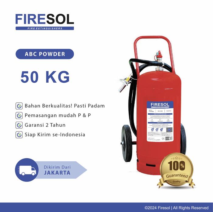 Jual APAR 50KG DRY CHEMICAL POWDER ABC/ Alat Pemadam Api Ringan ...