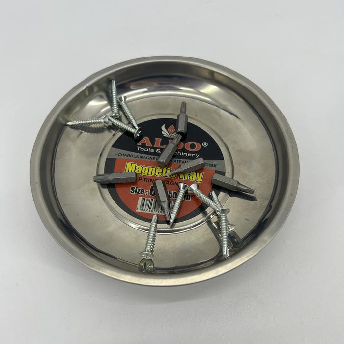 Jual MAGNET PIRING / Tray nampan tempat bur baut sekrup magnet - BULAT ...
