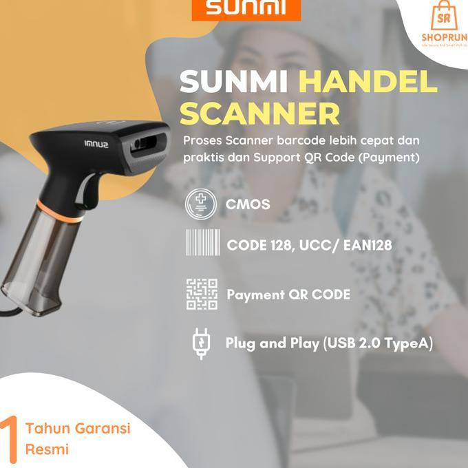 Jual Handle Barcode 2D Handheld Scanner Barcode Bisa Untuk Qr Code ...