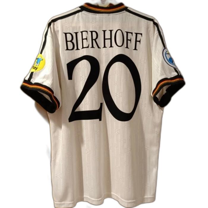 Jual Oliver Bierhoff #20 Germany National Team Home Jersey Euro 1996 ...