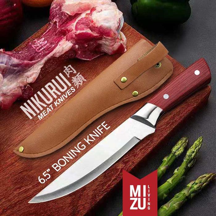 Jual MIZU NIKURUI Meat Knife Stainless Kitchen Knife Boning Knife ...