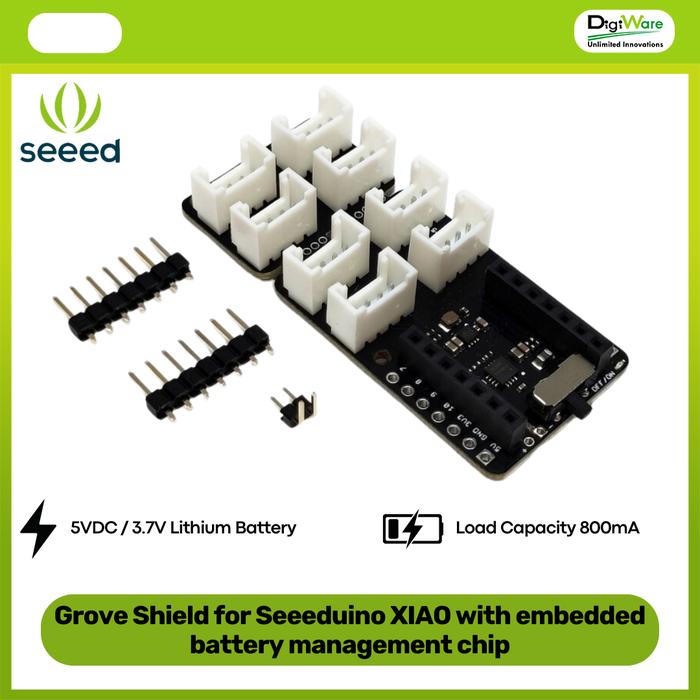 Jual Grove Shield for Seeeduino XIAO with embedded battery management ...