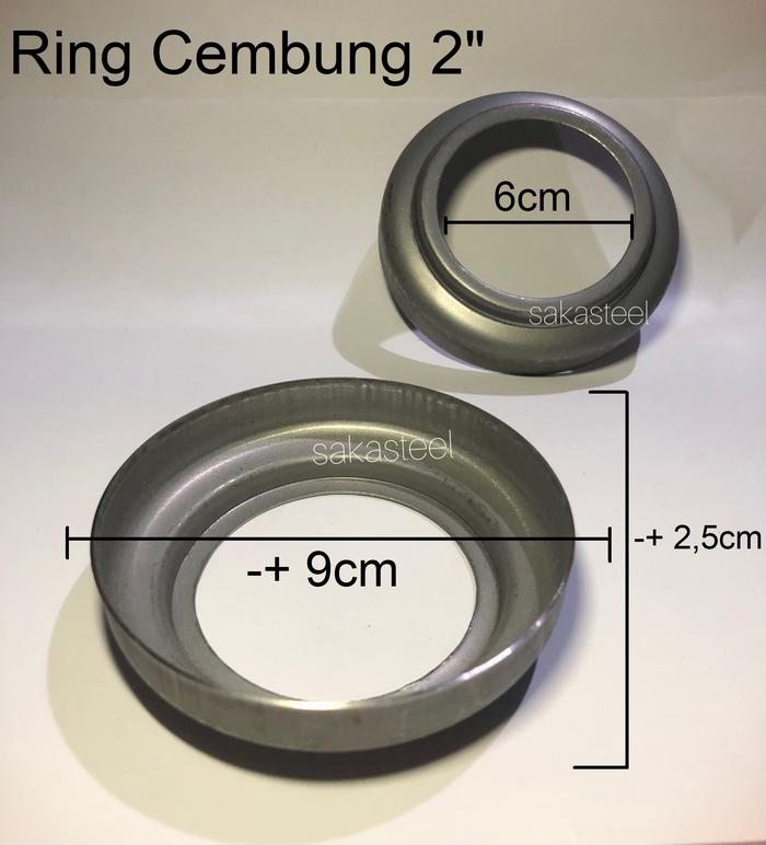 Jual Ring Cembung 2 inch Tapak Kaki Pipa Ornamen Pagar Besi - Kota ...