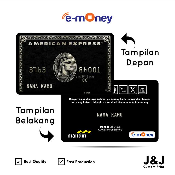 Jual Flazz Bca Gen 2 - E-Money Mandiri Edisi Black Card American ...