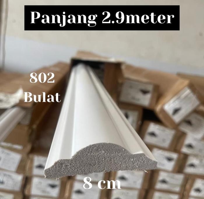 Jual Moulding Pvc / List Moulding Panjang 2,9meter - 802 Bulat ...