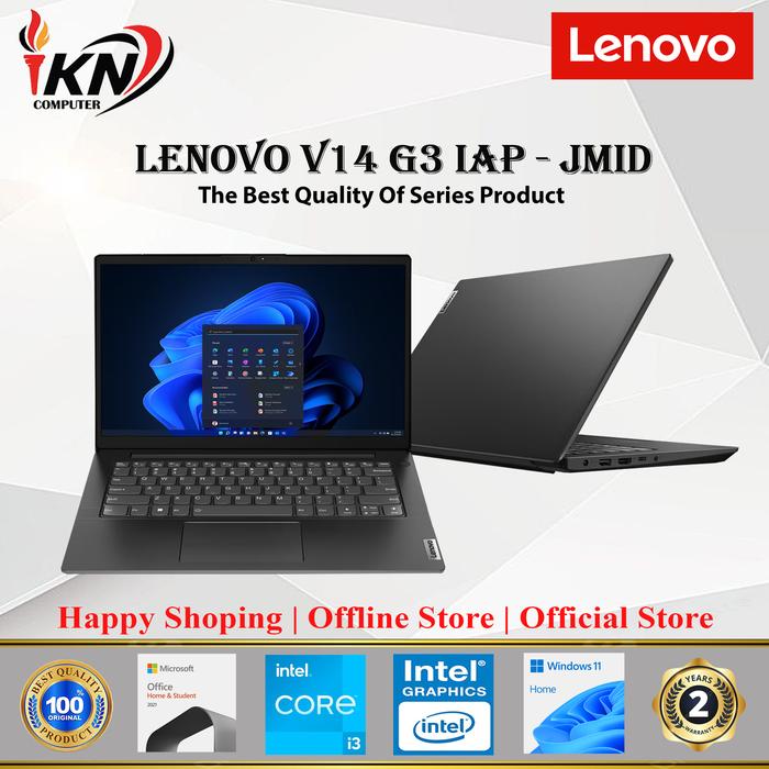 Jual Lenovo V14 G3 IAP - JMID Core i3-1215U 8GB 512GB SSD W11H+OHS 2021 2YR - 8 gb - Jakarta ...