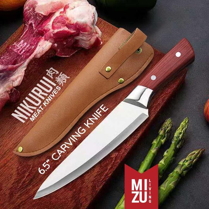 Jual MIZU NIKURUI Meat Knife Stainless Kitchen Knife Boning Knife ...