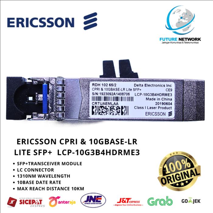 Jual ERICSSON CPRI &10GBASE-LR-LITE SFP+ LCP-10G3B4HDRME3 - Jakarta ...