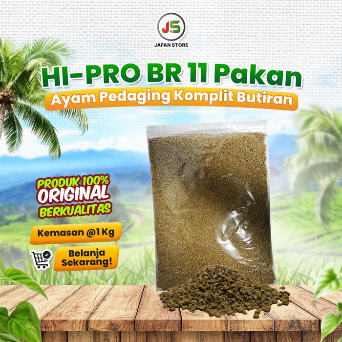 Jual BR11 Crumble Pakan Ayam Ras Pedaging HI PRO VITE (1 kg) - Kota ...