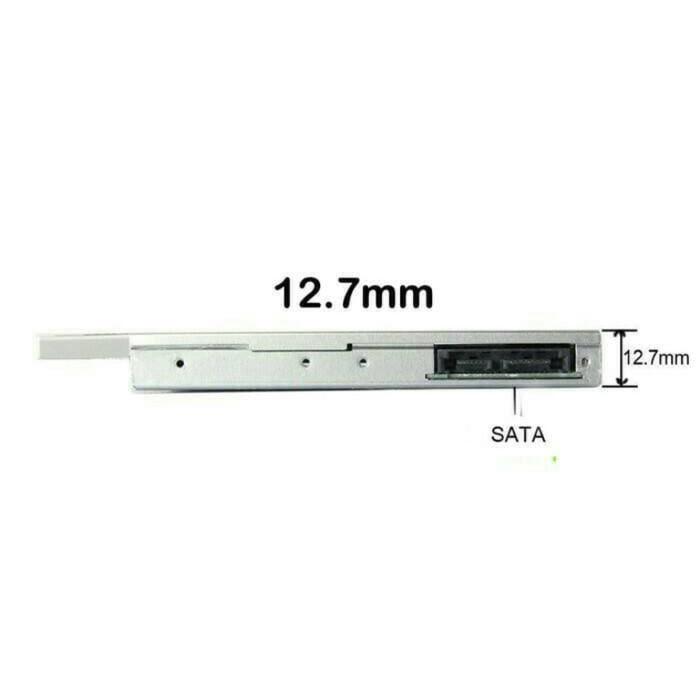 Jual SSD HDD CADDY SLIM TIPIS TEBAL 9.5mm 12.7mm SATA HARDDISK DVD CD ...