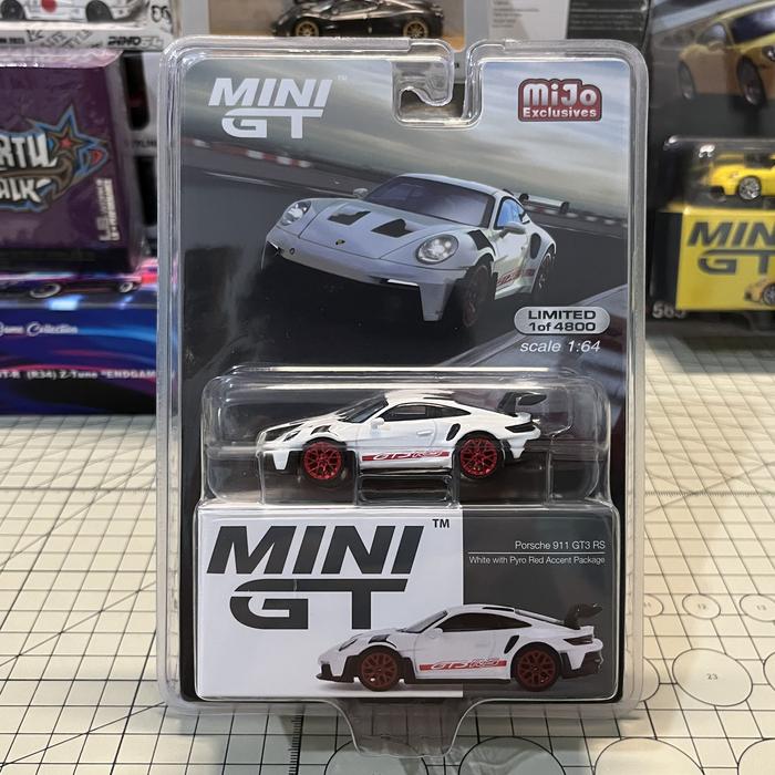 Jual Mini GT Porsche 911 GT3 RS White with Pyro Red Accent Package ...