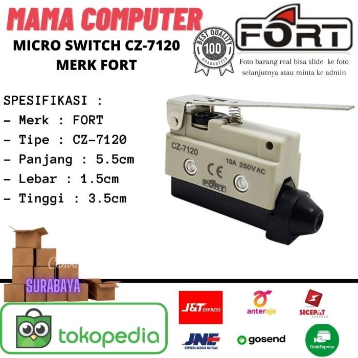 Jual Micro Switch CZ-7120 Saklar Sensor Limit Switch FORT - Kota Surabaya - Mama Computer ...