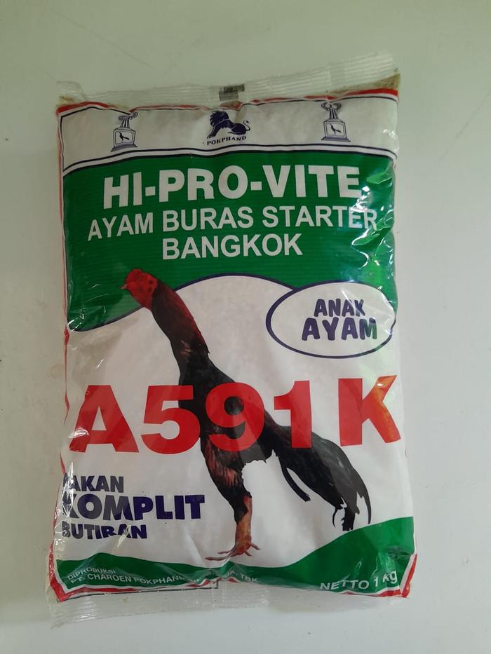 Jual A591K HI-PRO-VITE AYAM BURAS STARTER BANGKOK ANAK AYAM 1KG - Kab. Cilacap - Omah Pakan Iput ...