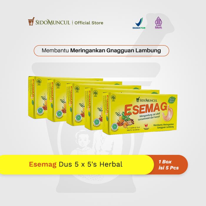 Promo Sido Muncul Esemag Cair 5x5's - Sakit Perut Lambung Maag Perih ...