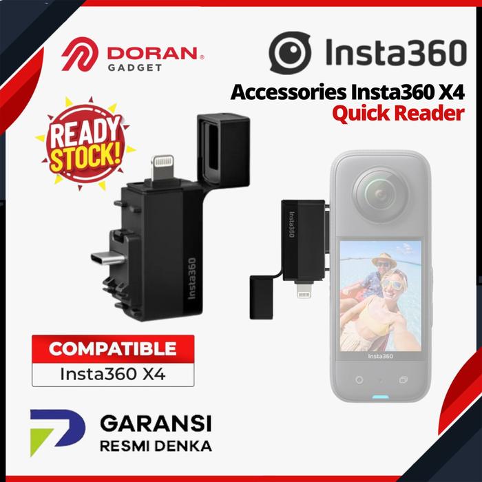 Promo Insta360 X4 Quick Reader Action Camera Insta 360 Garansi Resmi Cicil 0% 3x - Kota Surabaya ...