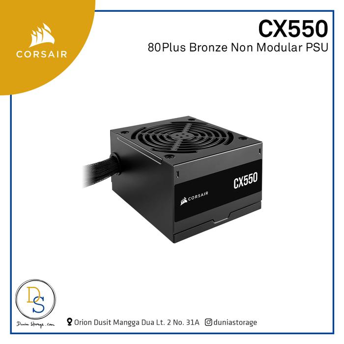 Promo CORSAIR CX550 | PSU 550W 80+ Bronze Non Modular CP-9020277-EU ...