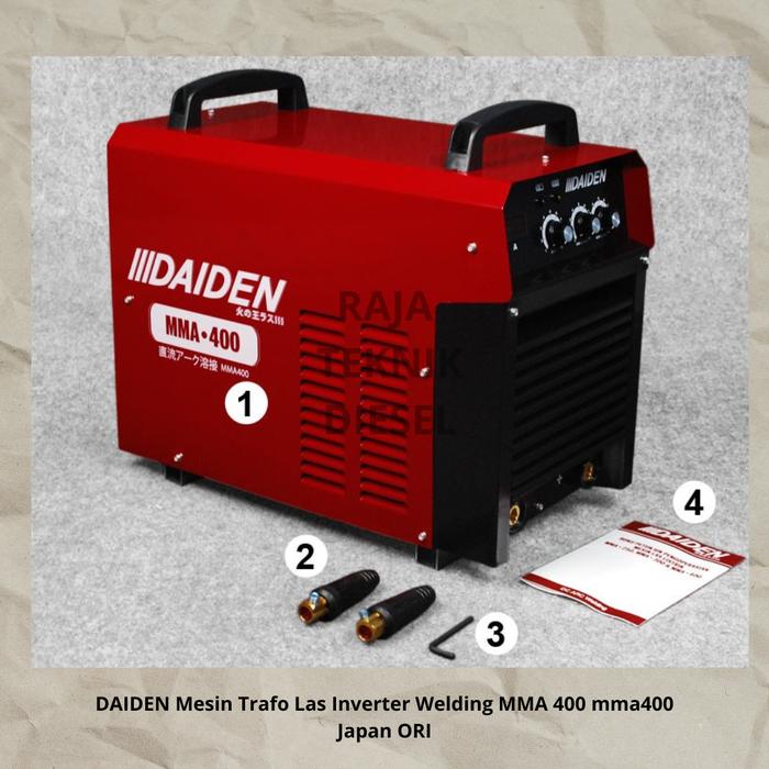 Jual DAIDEN Mesin Trafo Las Inverter Welding MMA 400 mma400 Japan ORI ...