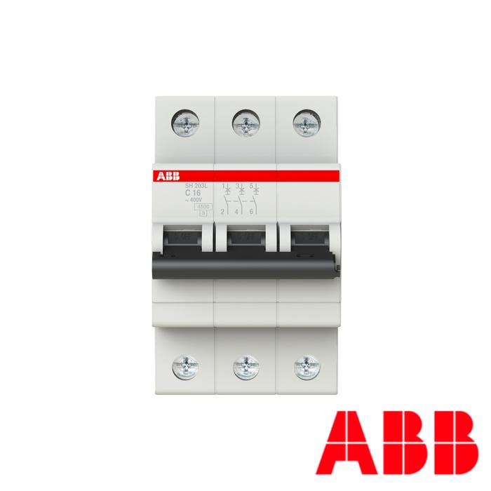 Jual MCB ABB SH203L-C16 3P 16A 4.5KA 2CDS243001R0164 SNI baru dan original - Kota Batam ...