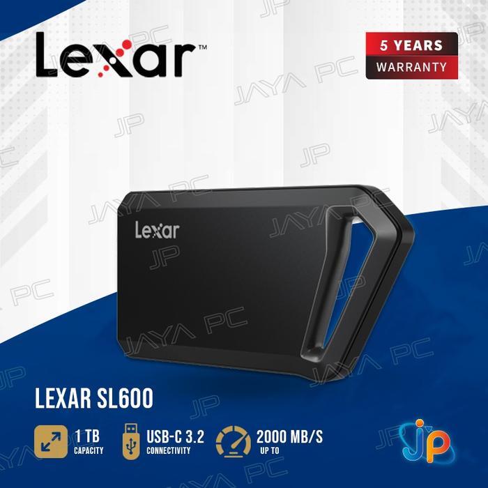 Promo Lexar SL600 SSD External Portable 1TB - 1 TB USB C 3.2 Cicil 0% ...